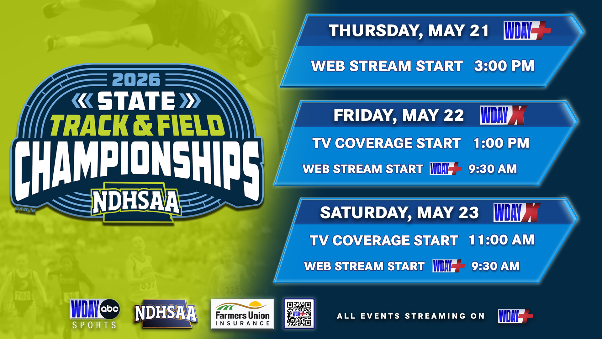 Watch the 2026 NDHSAA State Track & Field Championships - InForum ...