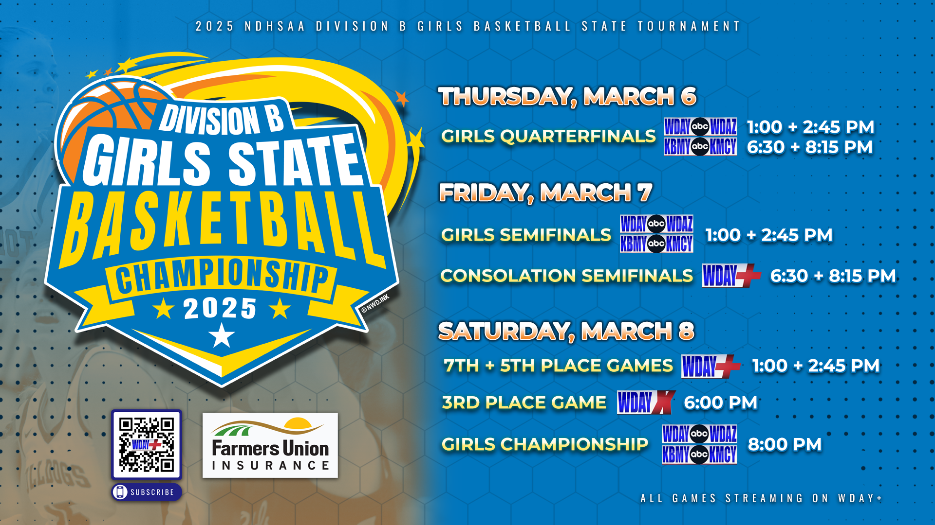 Watch the 2025 NDHSAA Girls A & B Basketball Tournaments - InForum ...