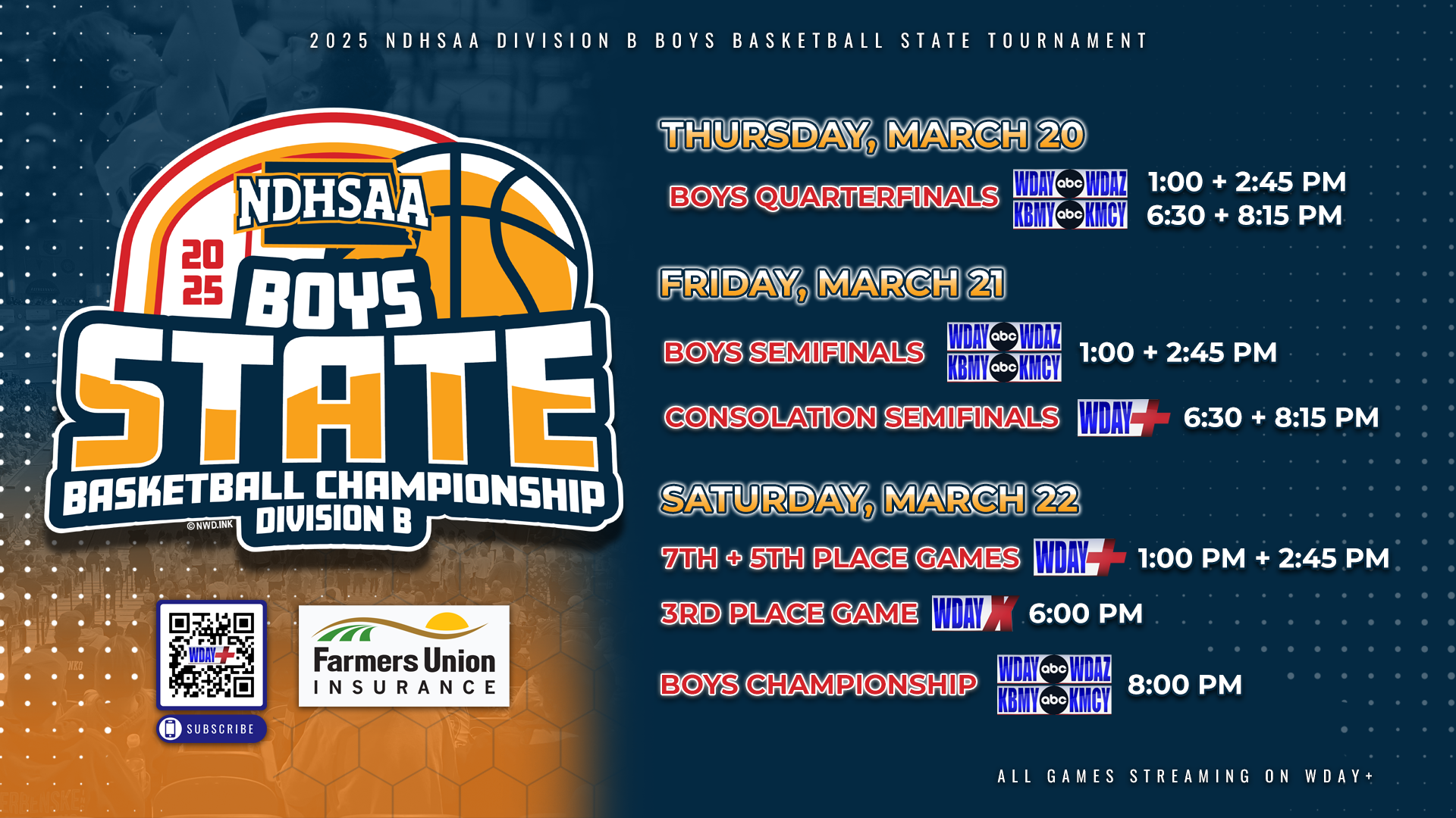 Watch the 2025 NDHSAA Boys A & B Basketball Tournaments - InForum ...