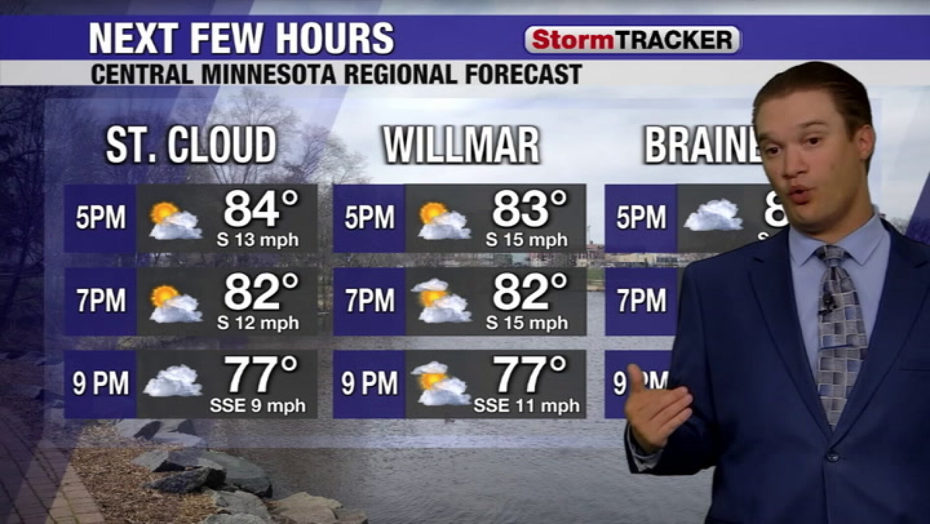 Stray t-showers moving in overnight for central Minnesota - West ...