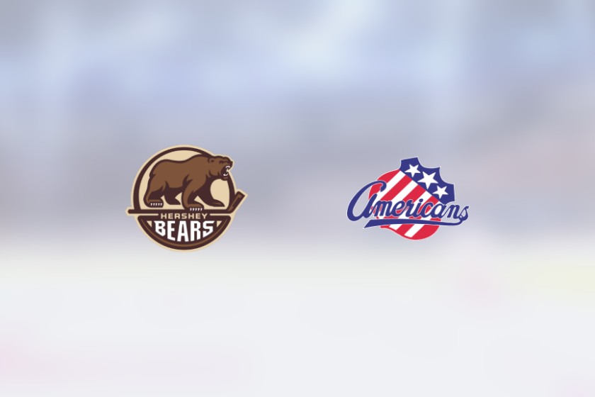 Hershey Bears win against Rochester Americans in overtime - The Rink ...