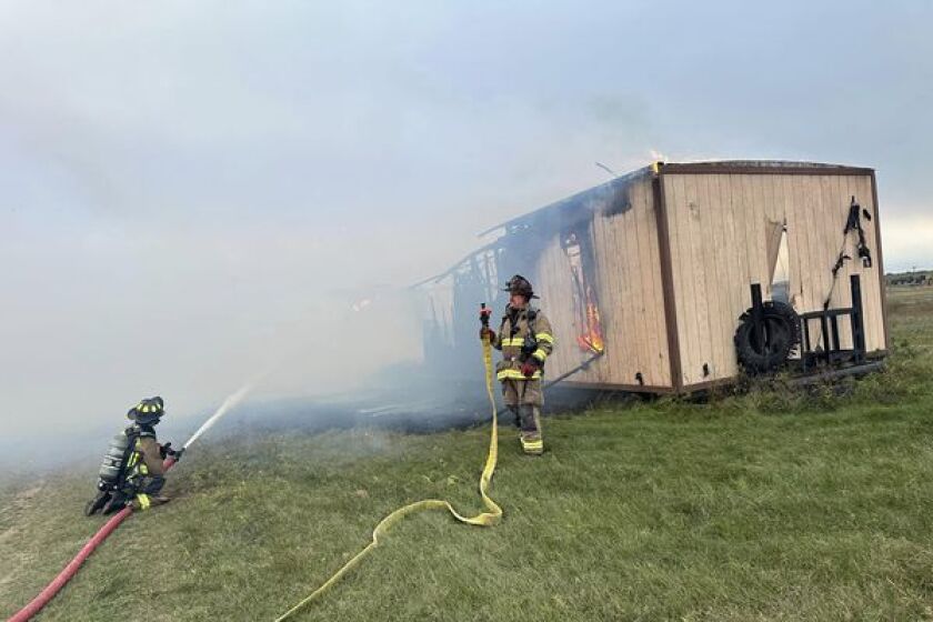 Firefighters Swiftly Contain Structure Fire In East Dickinson The