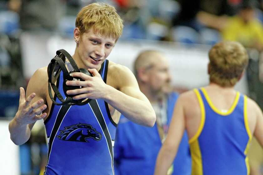 South Border's Blake Bosch breaks North Dakota wrestling individual ...