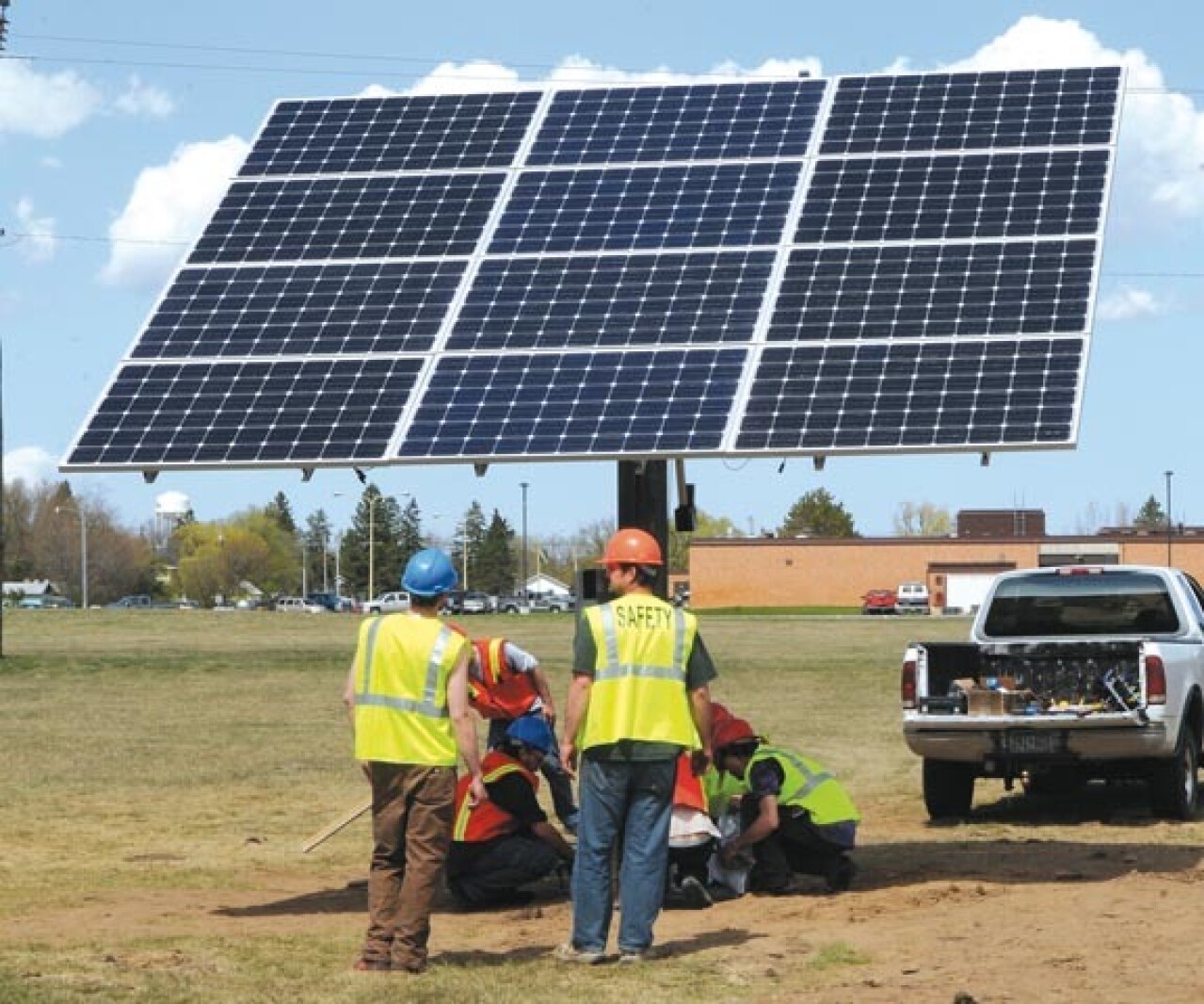 NTC Students build solar tracking array NTC Students build solar tracking array