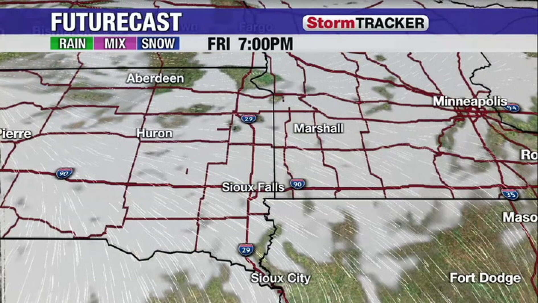 A quiet start to the weekend, precipitation likely by Sunday - Sioux ...