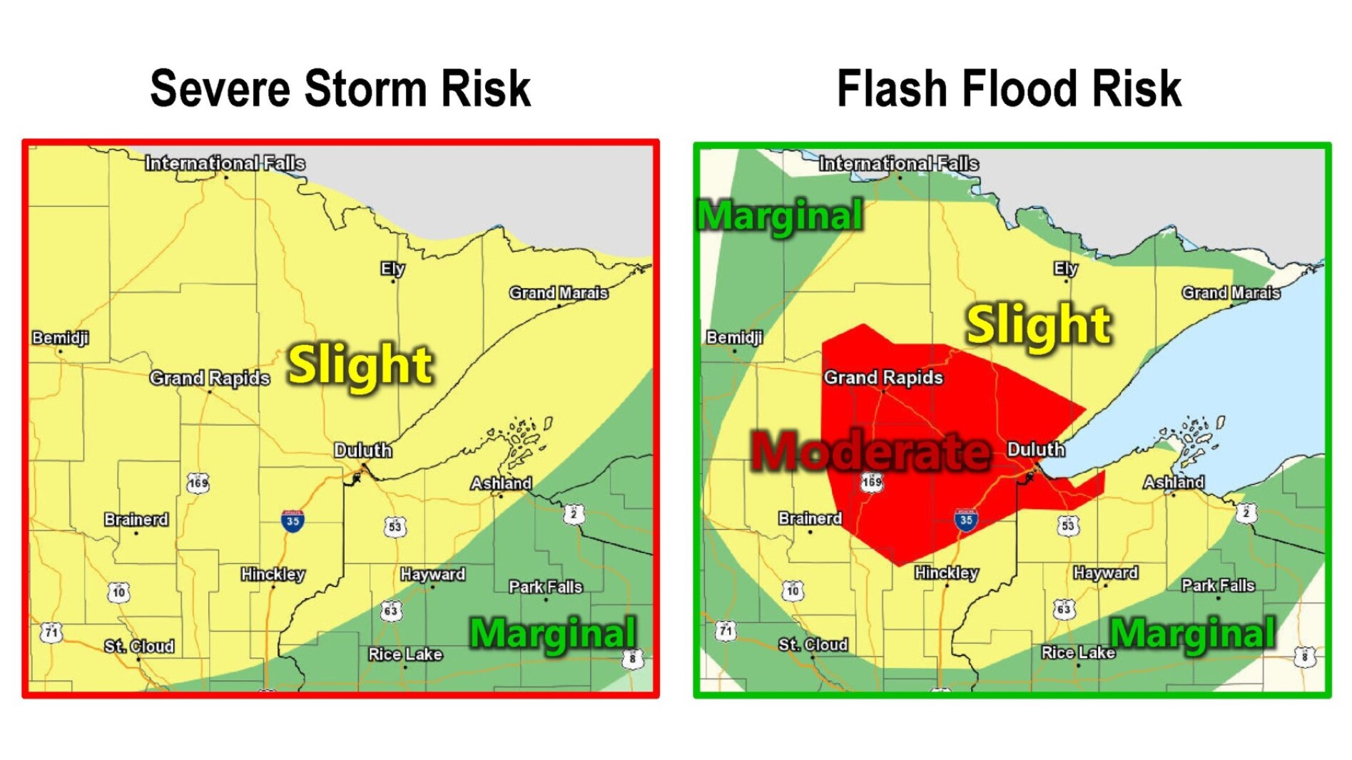 Severe thunderstorms, flash flooding possible Wednesday - Duluth News ... Severe thunderstorms, flash flooding possible Wednesday - Duluth News ...