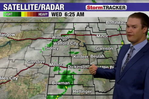 Cloudy skies this morning and tracking cool weather for the weekend ...