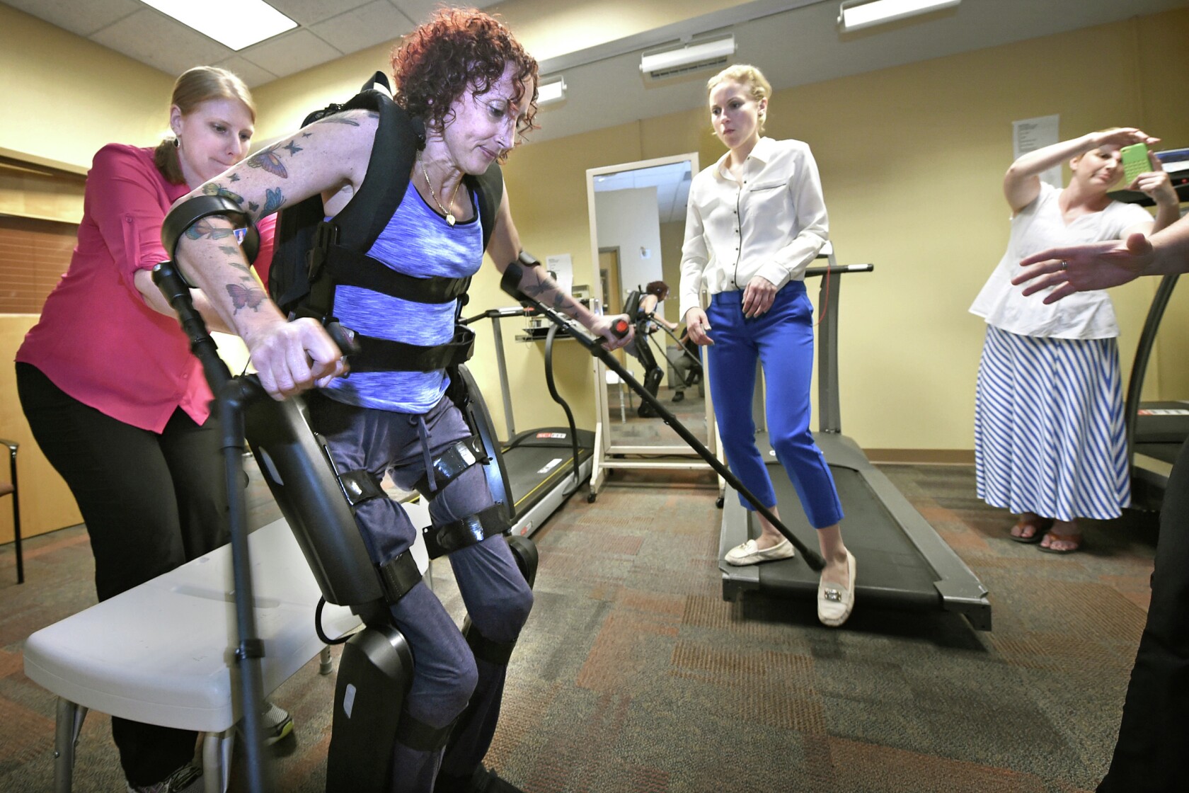 Motorized Exoskeleton Helps Paraplegic Patients To Stand Walk Grand