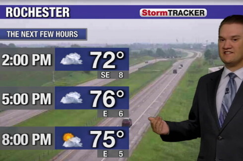 Showers move out tonight and tracking the midweek risk for ...