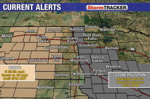 Breaking down where storms may develop for the severe threat tonight ...
