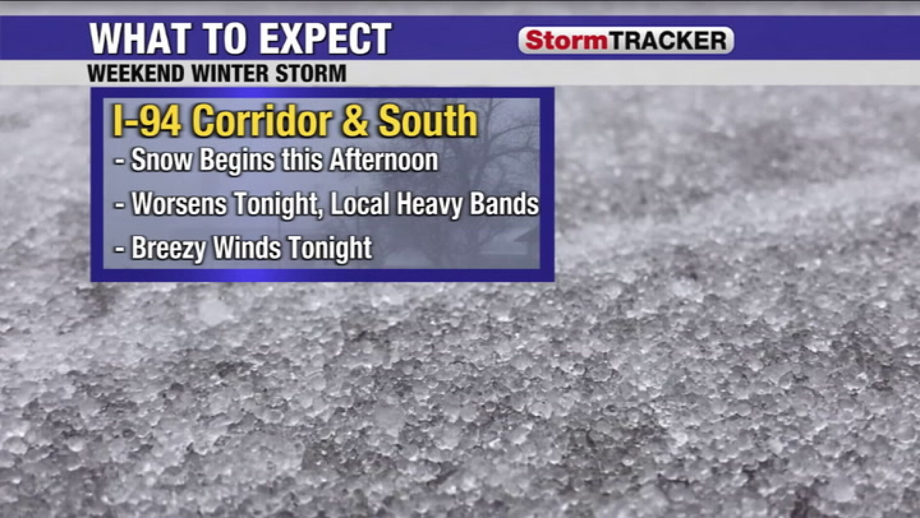 Snow moves in from the west, and timing out the winter storm impacts ...