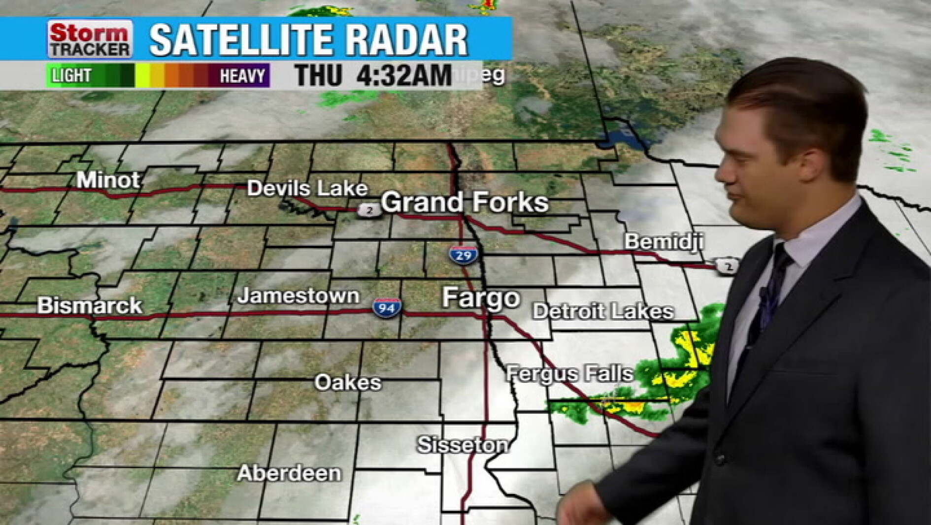 Showers and clouds clearing out of the Valley this morning - Perham ...