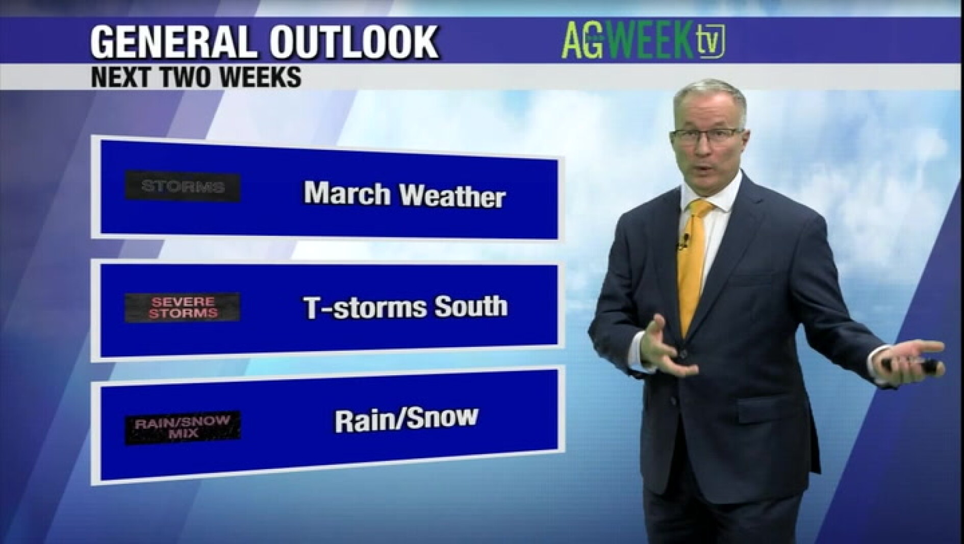Typical March weather pattern includes chances for storms - Agweek | #1 ...