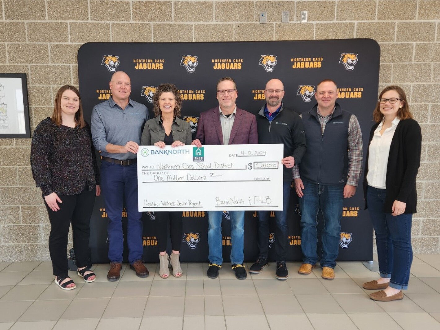 BankNorth partners with FHLB of Des Moines to award $1,000,000 to Northern Cass School District ...
