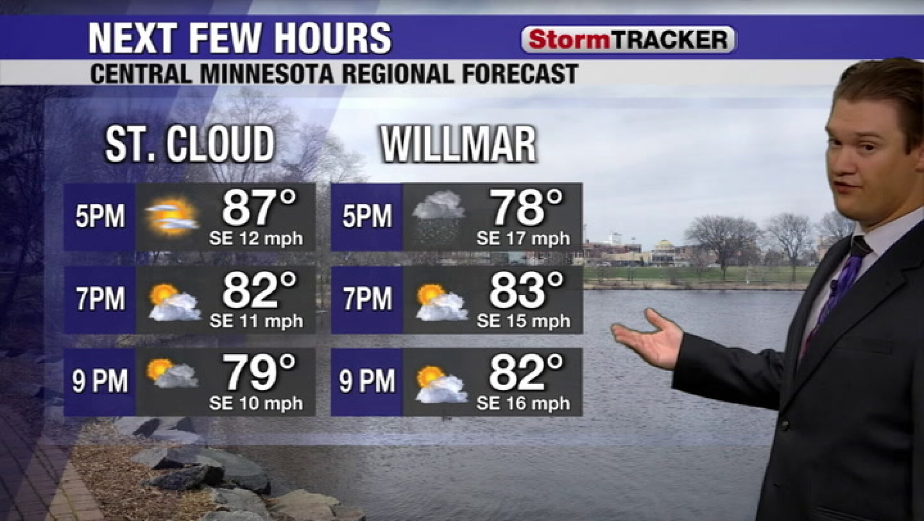 Staying muggy tomorrow with a chance for severe thunderstorms in the ...