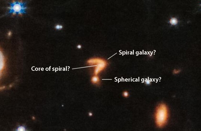 Astro Bob Webb Captures Kooky Cosmic Question Mark Duluth News