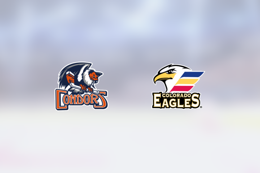 Colorado Eagles win on the road against Bakersfield Condors - The Rink ...