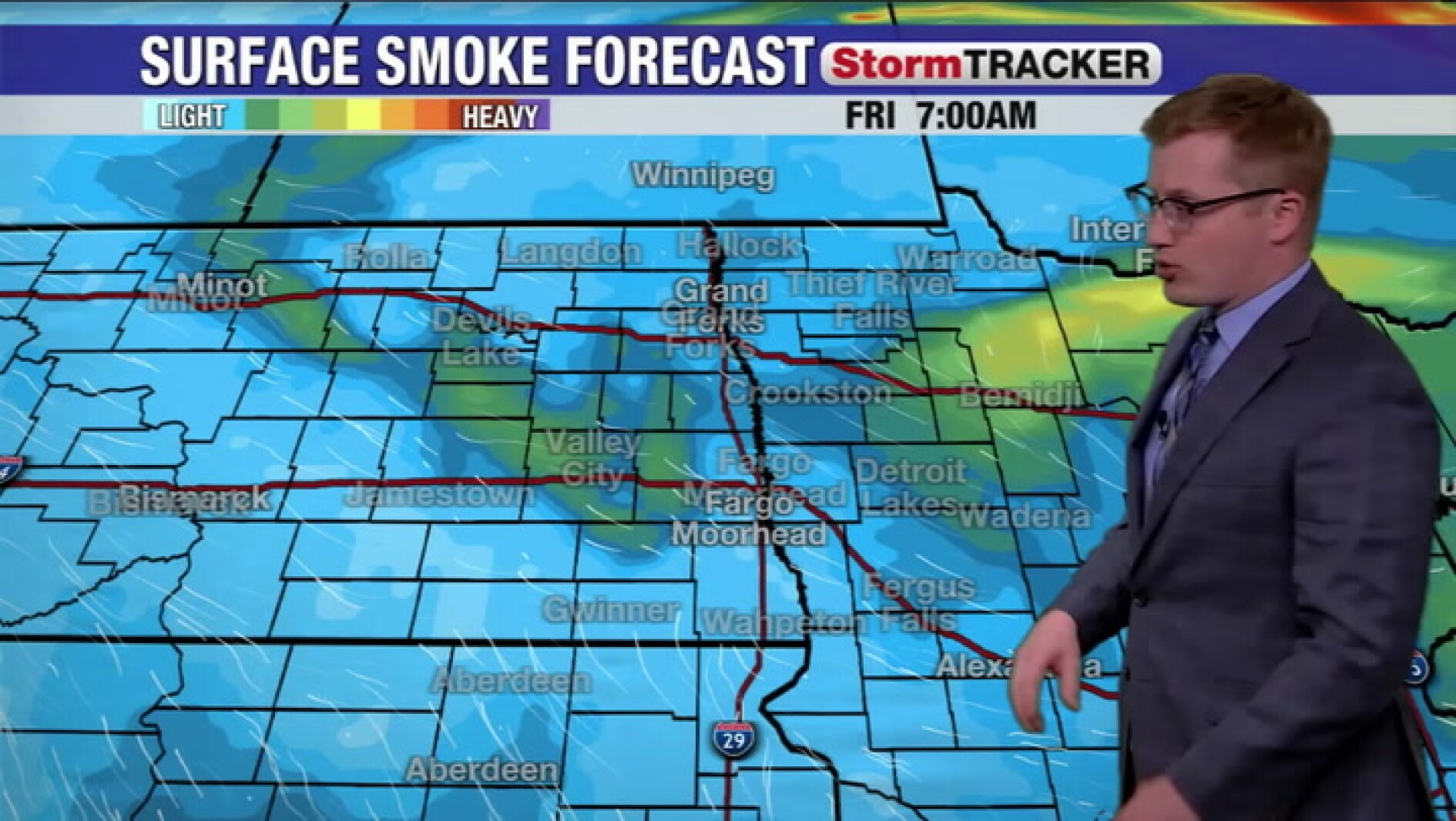 Still very smoky this evening - InForum | Fargo, Moorhead and West ...