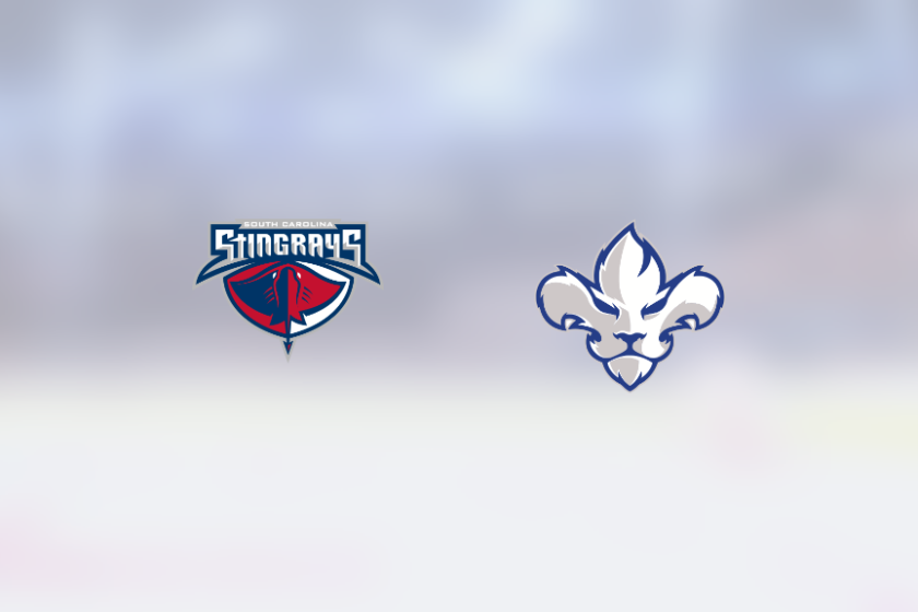 South Carolina Stingrays win 3-2 at home against Trois-Revières Lions ...