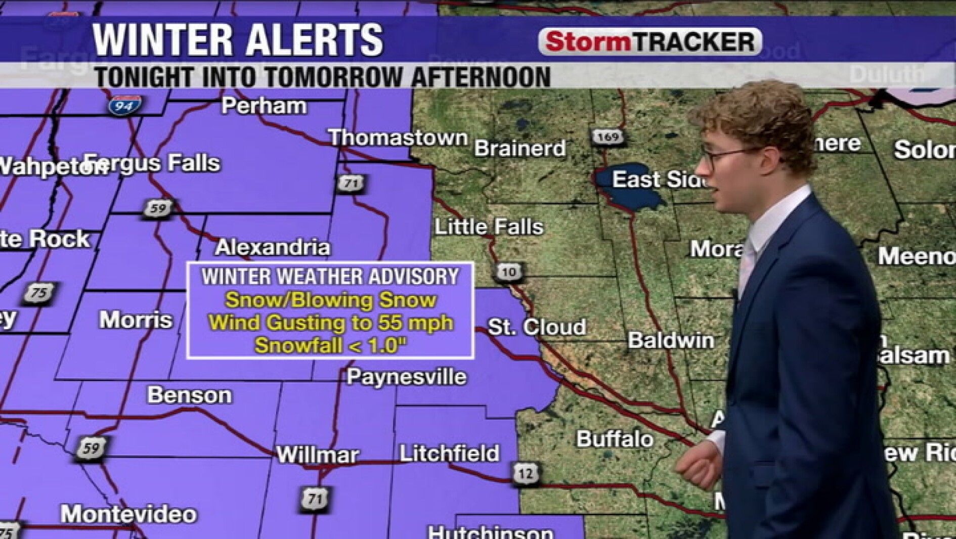 Tracking high winds and blowing snow for poor travel conditions ending ...