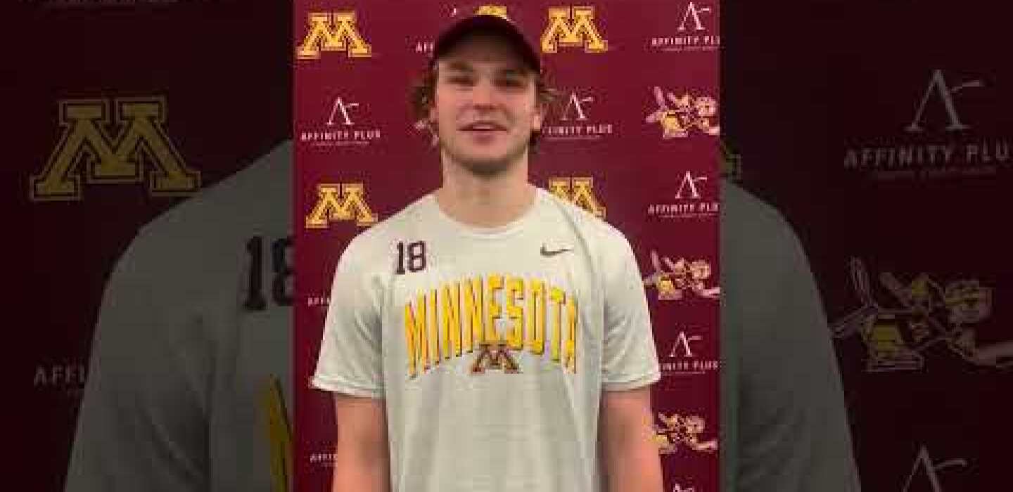 Minnesota Gophers forward Mason Nevers on being the "brains" for the ...