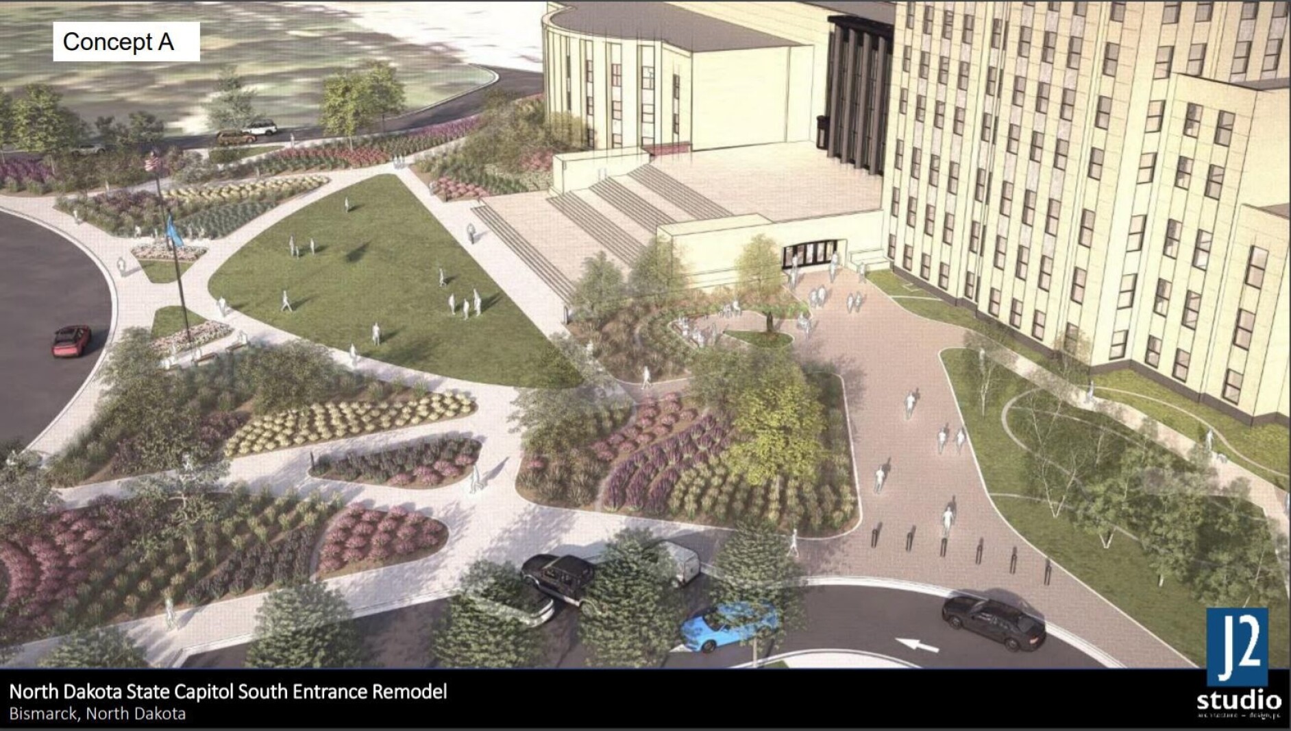 Design selected for North Dakota Capitol's new public entry