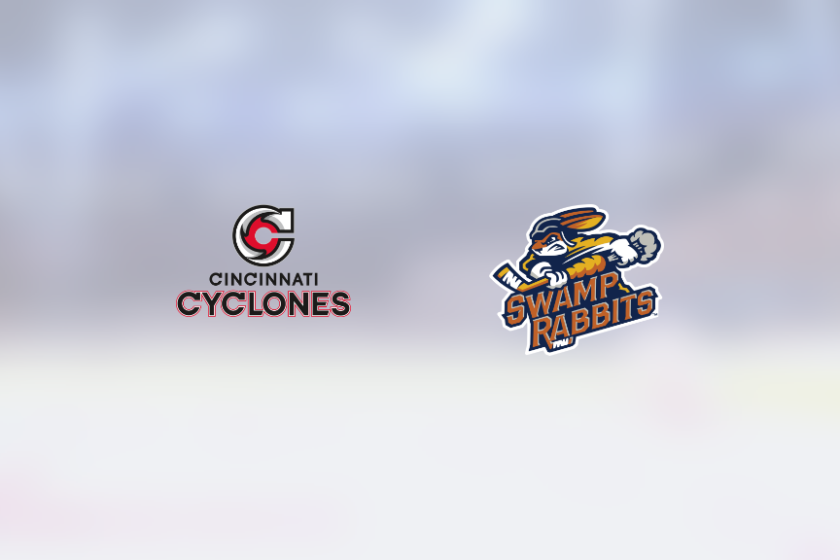 Cincinnati Cyclones beat Greenville Swamp Rabbits - The Rink Live ...