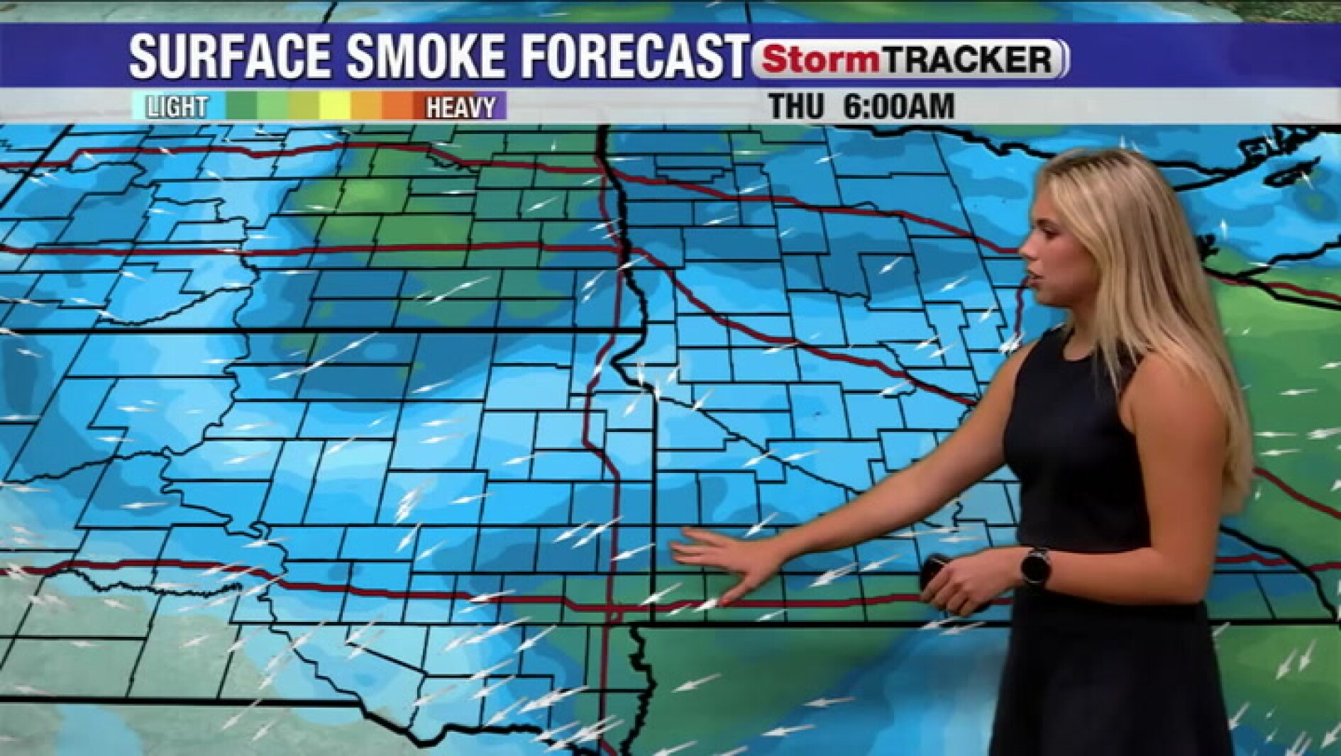 Tracking smoke and shower chances through tomorrow - The Globe | News, weather, sports from ...