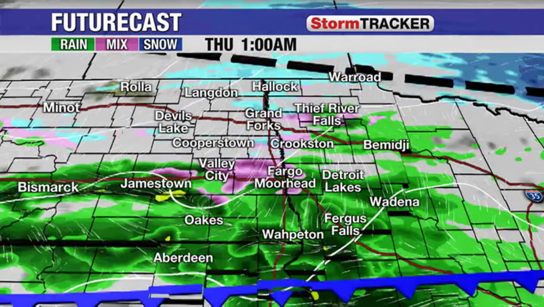Tracking a light rain/snow mix for tonight - Alexandria Echo Press ...