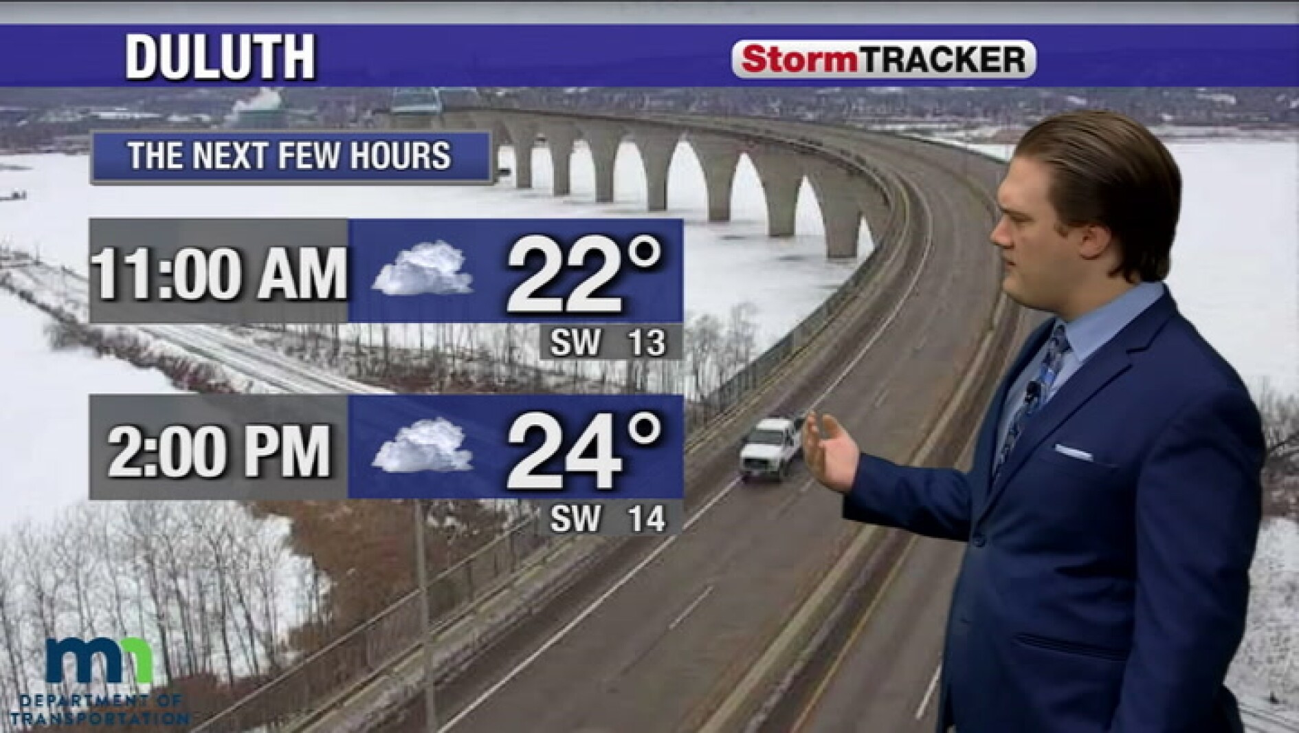 Cloudy skies early this afternoon, with flurries sliding in by the ...