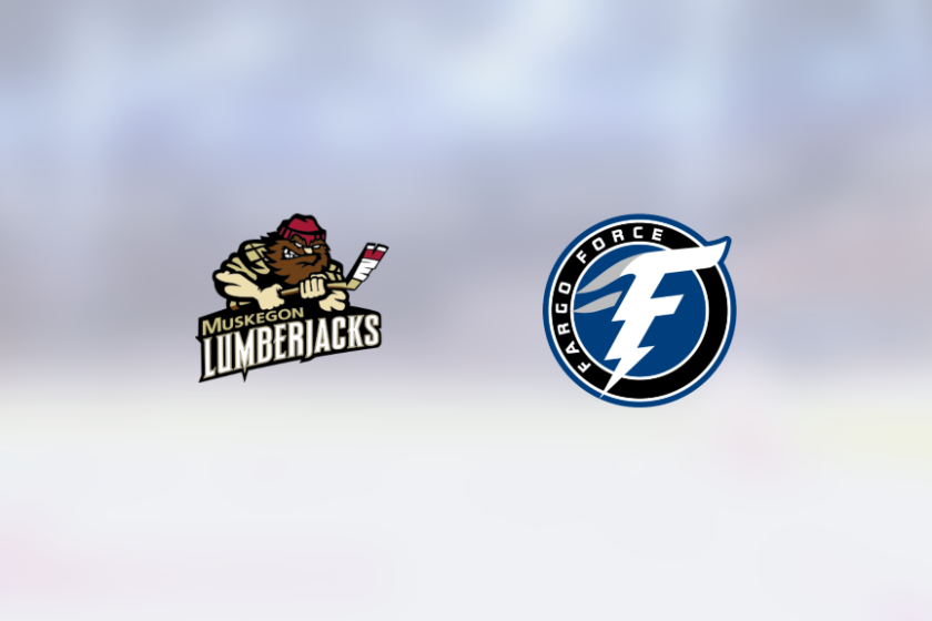 Fargo Force's winning run ended after game against Muskegon Lumberjacks ...