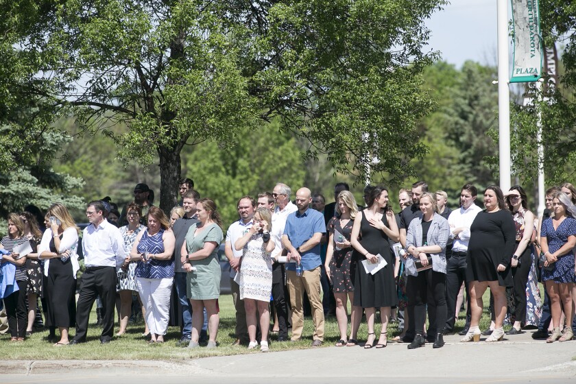 Photo Timeline Community Turns Attention To Funeral Of Cody Holte Grand Forks Herald Grand