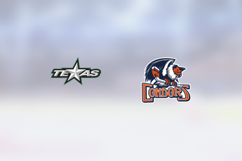 Bakersfield Condors victorious against Texas Stars - The Rink Live ...