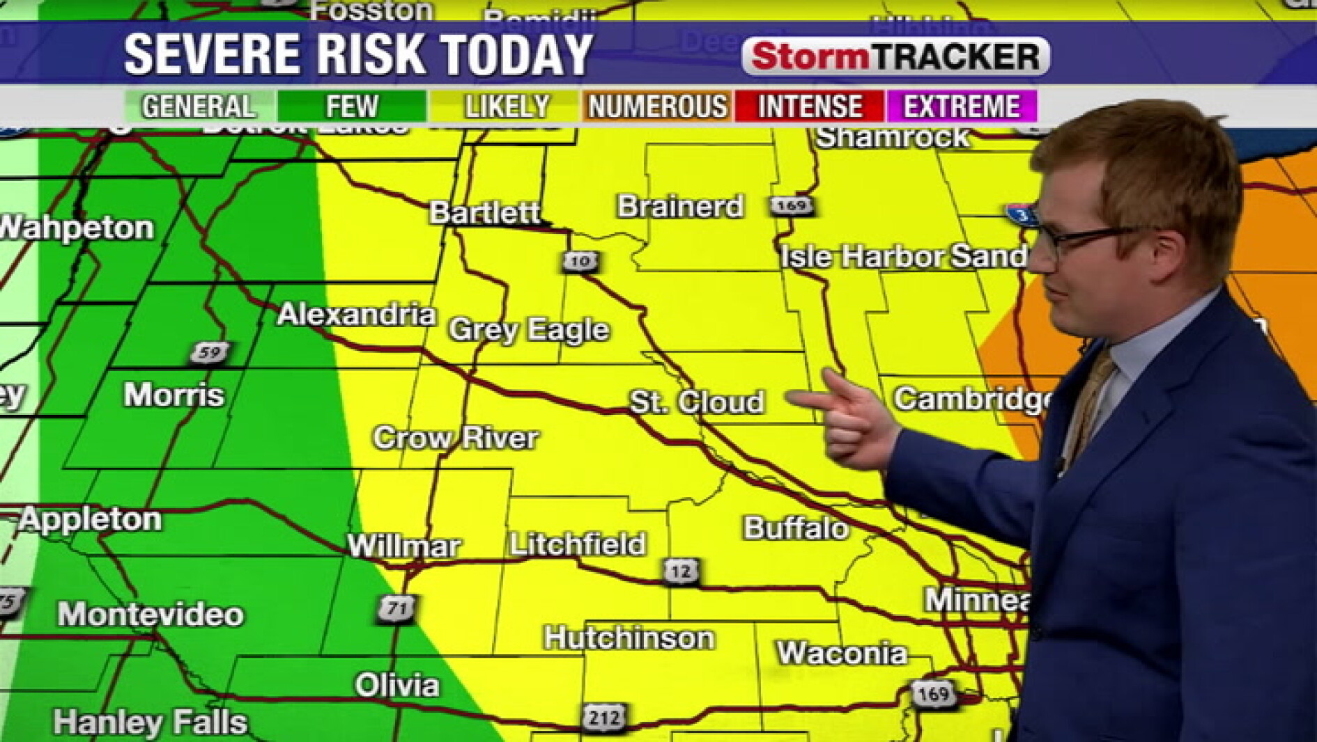 Tracking strong storms possible this afternoon - Brainerd Dispatch ...