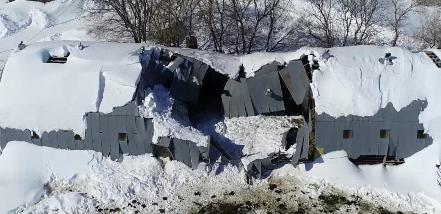 Heavy snow collapses northwest Minnesota barn roofs - InForum | Fargo ...