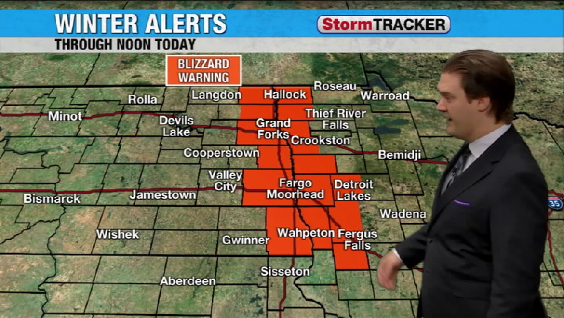 Blizzard conditions continue through the valley this morning - Perham ...