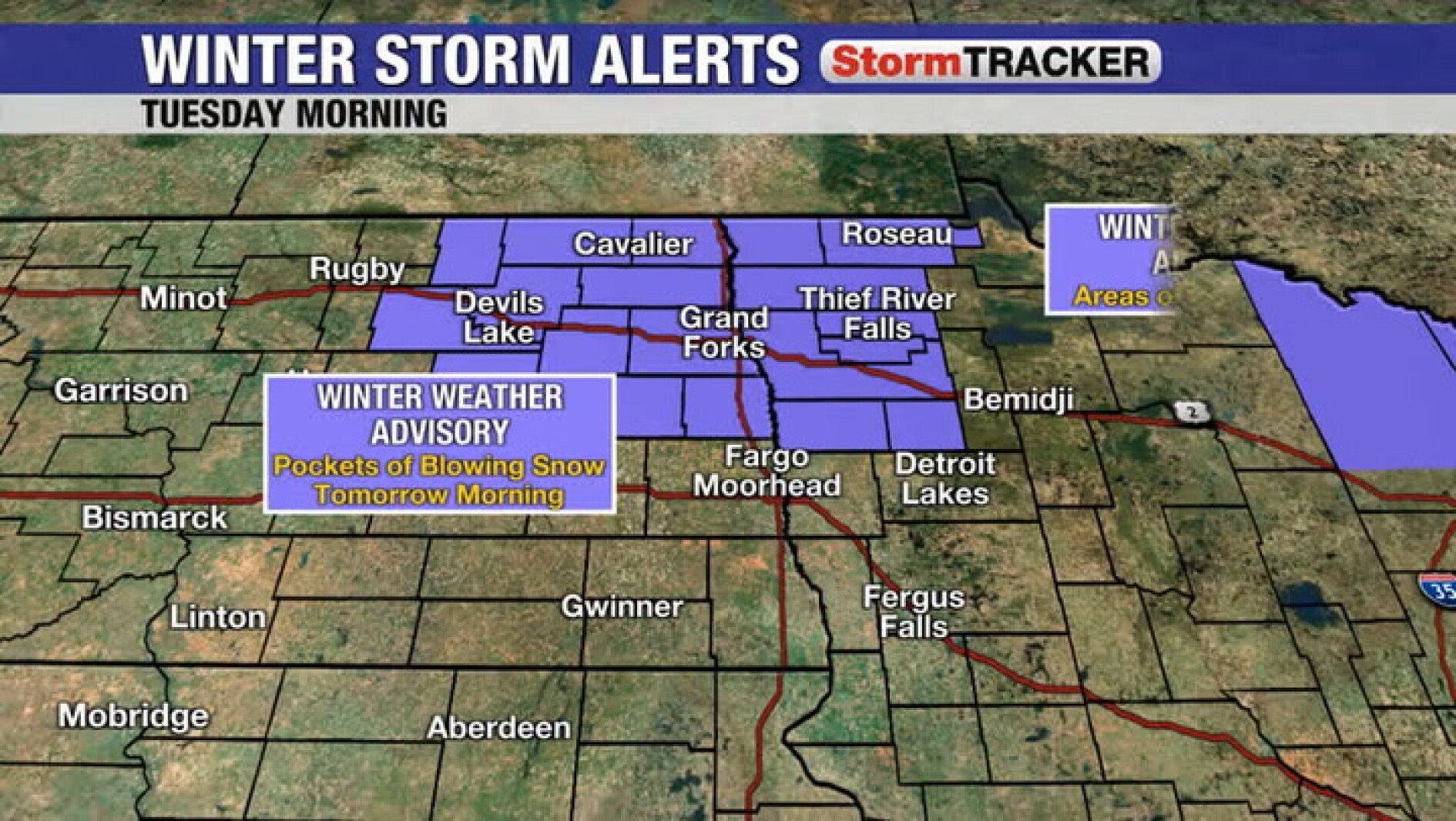 Temperatures rising through the night as light snow and mix enters ...