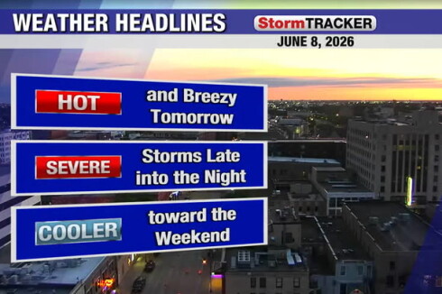 EARLY MONDAY MORNING Storm Update... plus a look at Tuesday's storms ...