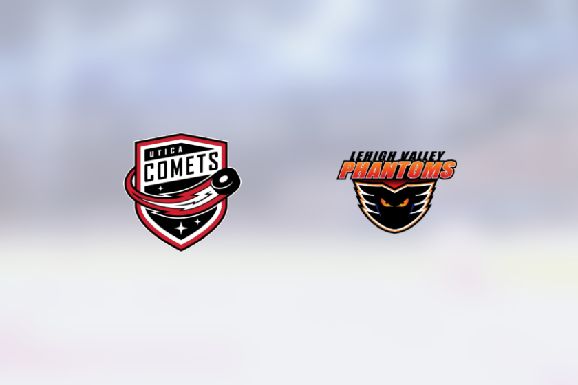 utica comets score