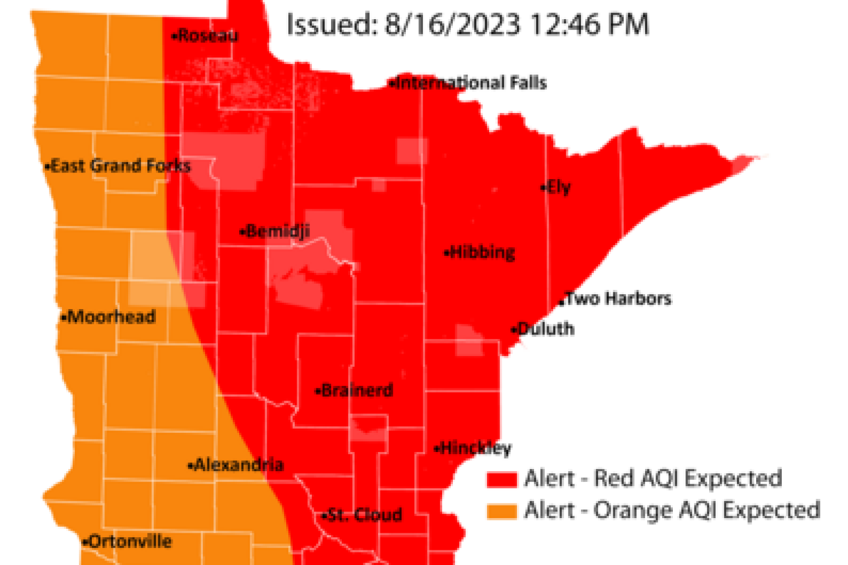 Air Quality Alert Issued For All Of Minnesota Duluth News Tribune