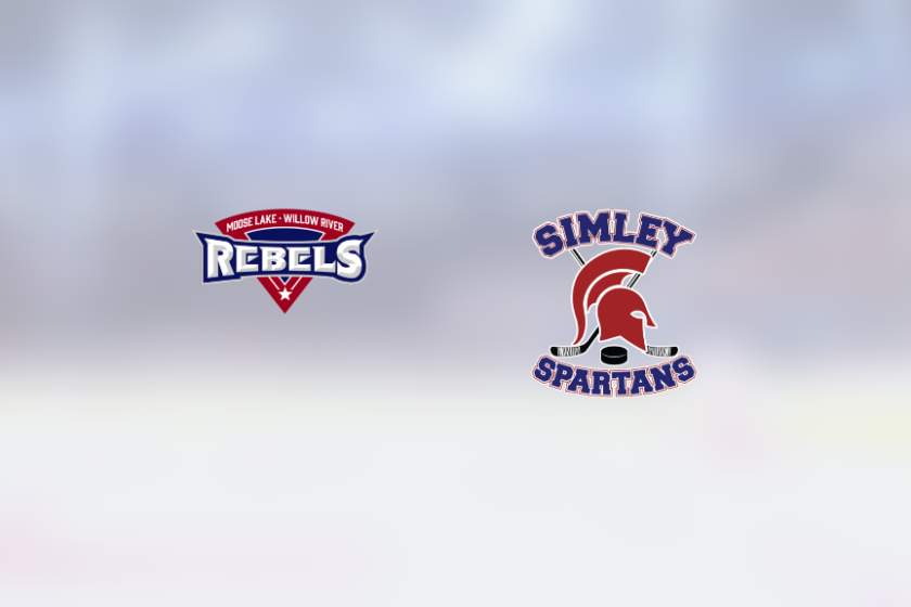 Moose Lake Area Rebels victorious against Simley Spartans - The Rink ...