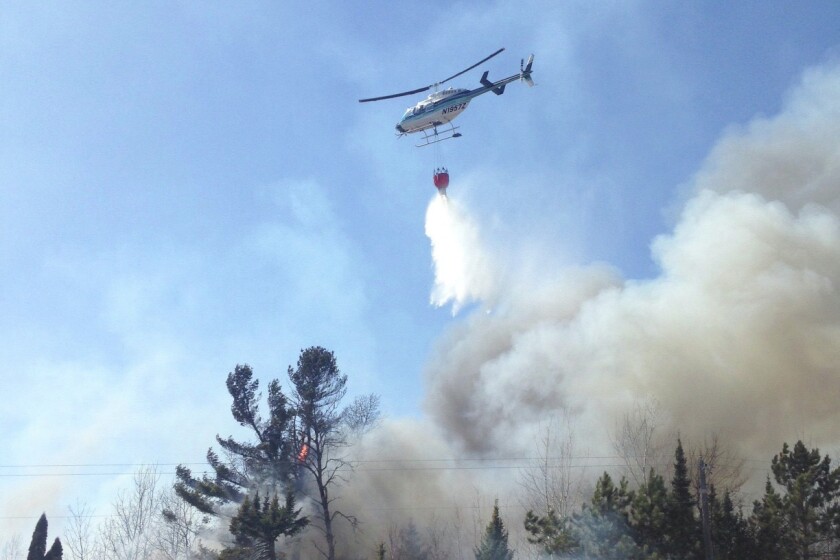 Crews Race To Save Homes From Wildfire North Of Duluth Two