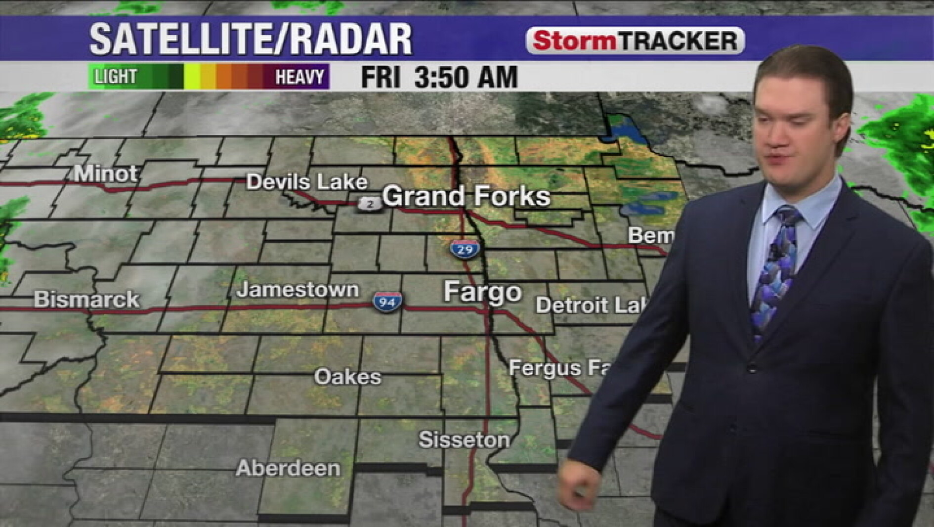 Warming up today and tracking the next chance for some thunder ...