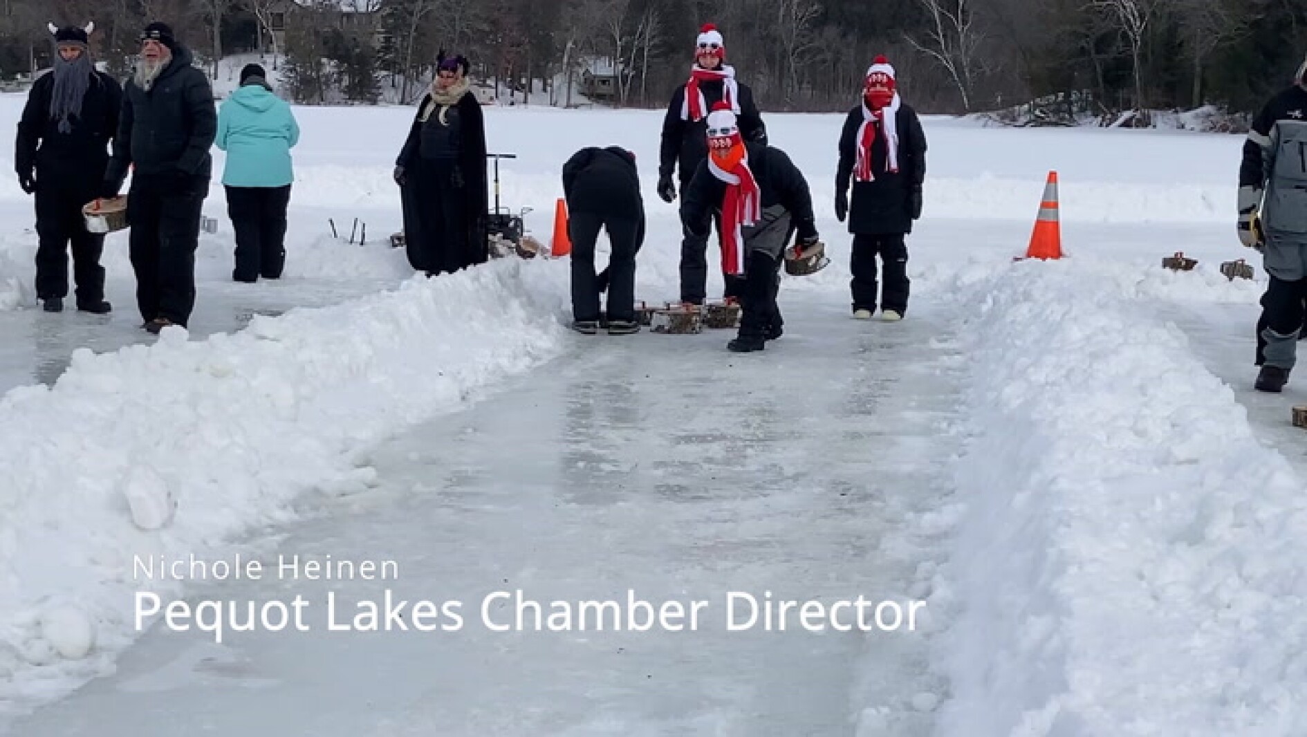Hardy participants brave bitter cold to play Bobber Bocce on Ice in ...