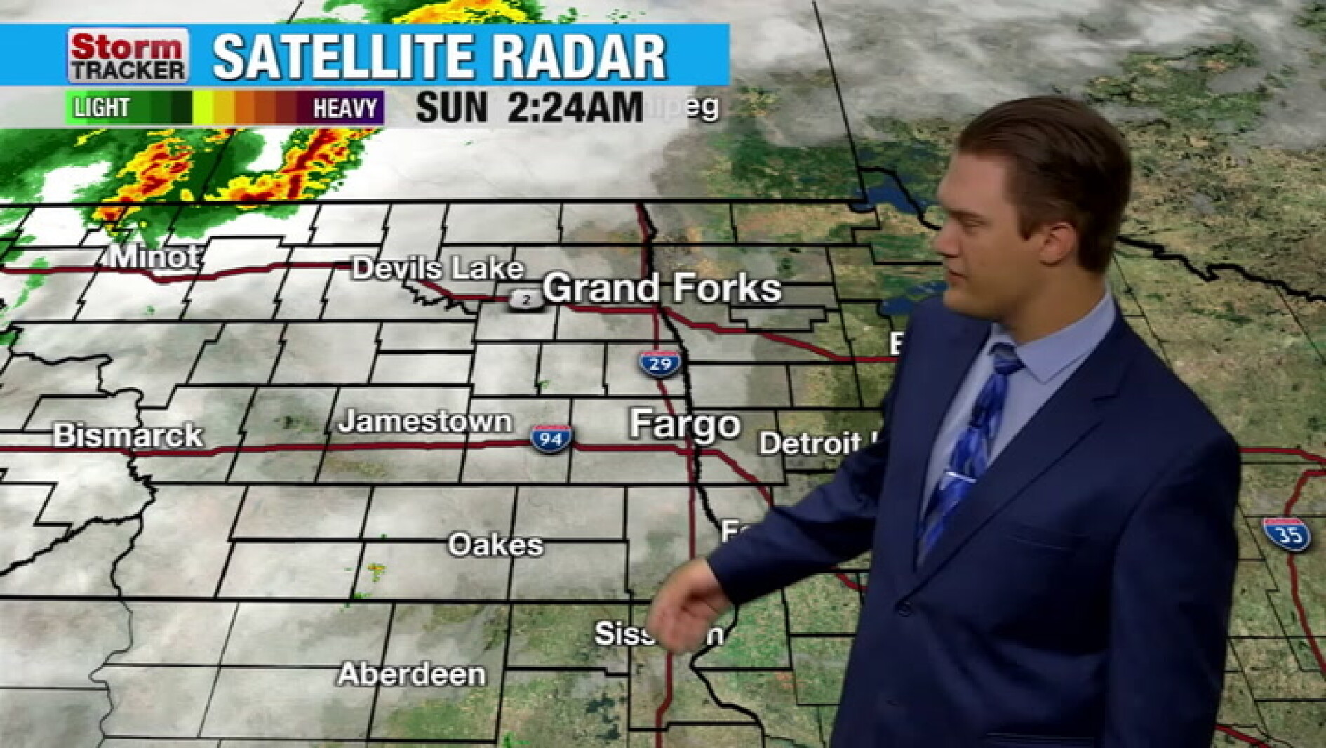 Heating up today with a bit of a breeze, and a round of t-showers ...