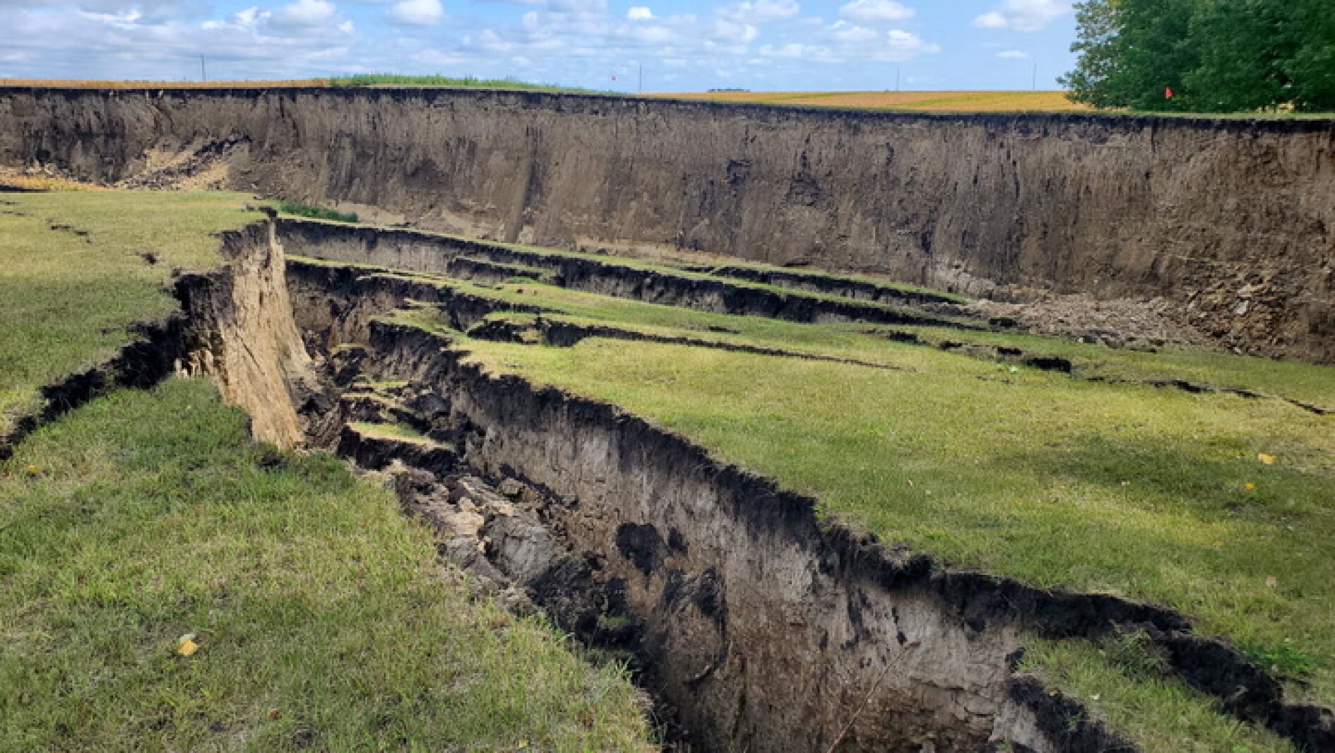 Bean field collapses and falls 25 feet in rural Polk County - InForum ...