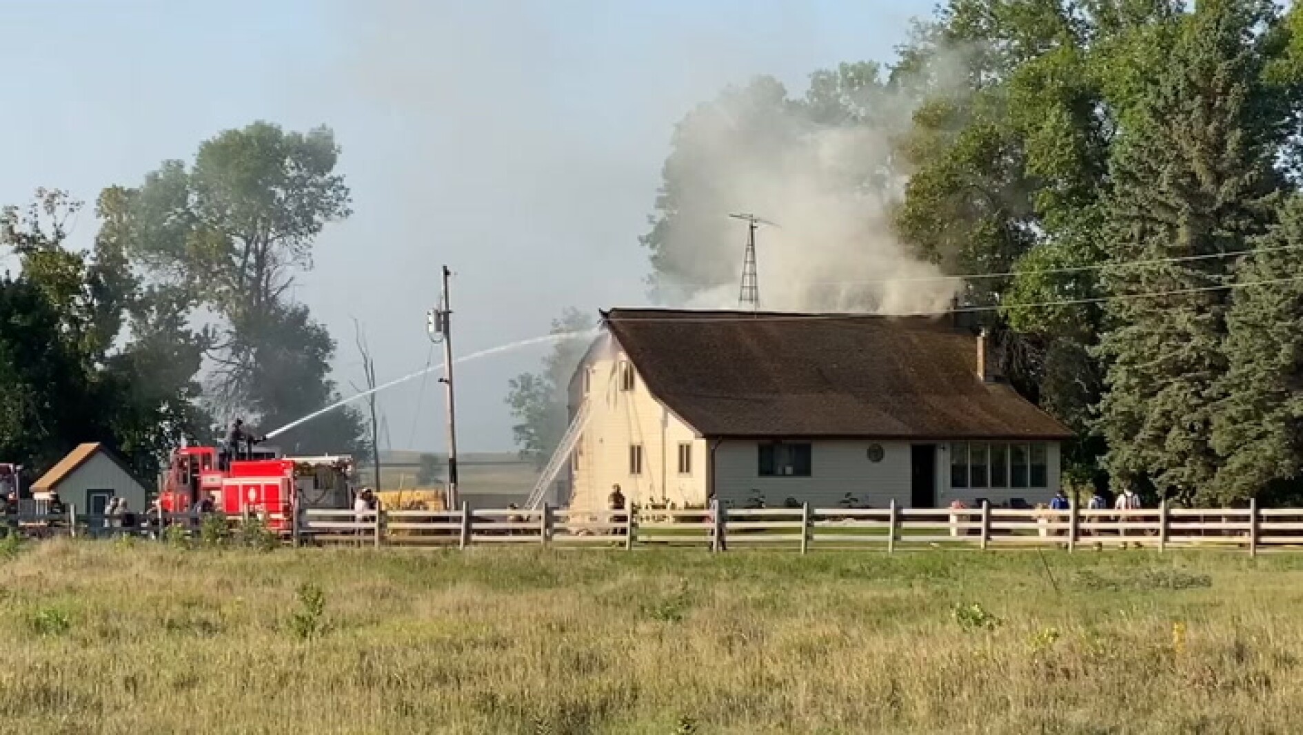 Two people displaced from fire in rural Jamestown - Jamestown Sun ...