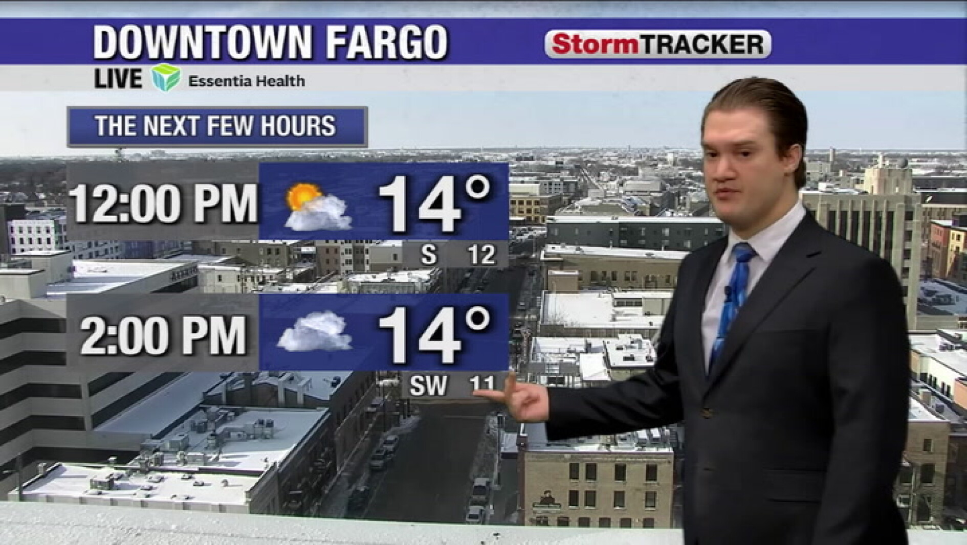 Cold temperatures continue this afternoon, with some sun peeking ...