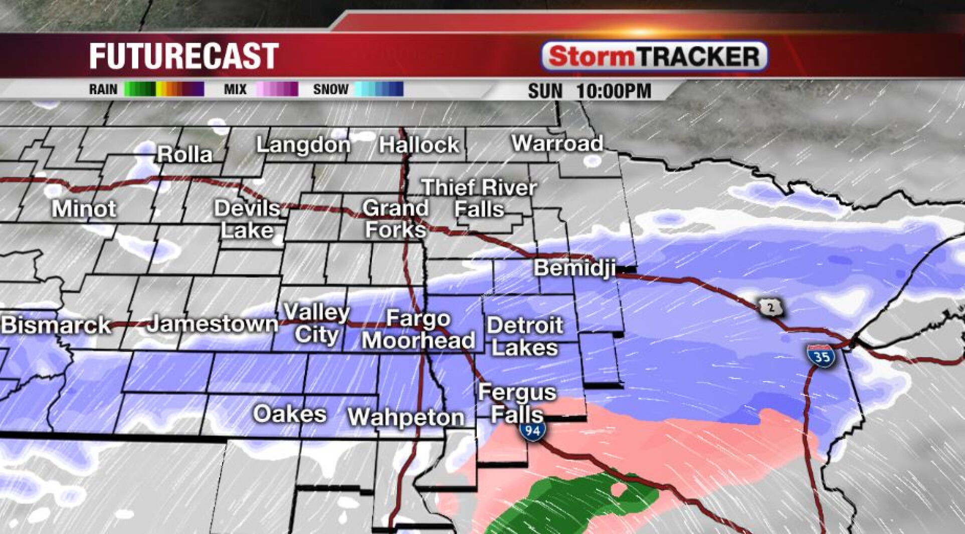 Tracking Snow and Wind for Tonight - InForum | Fargo, Moorhead and West ...