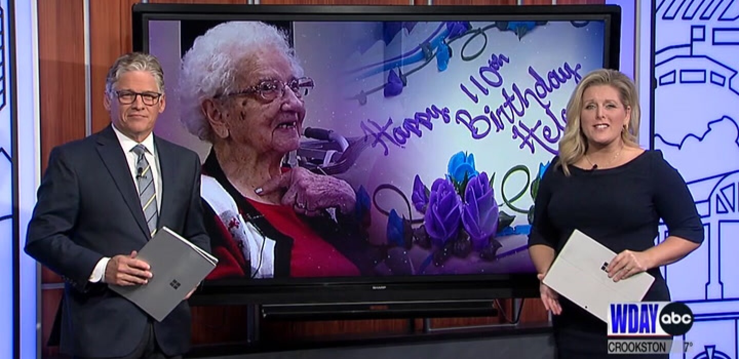 Helene Sandvig, Fargo's oldest resident, celebrates her 110th birthday ...